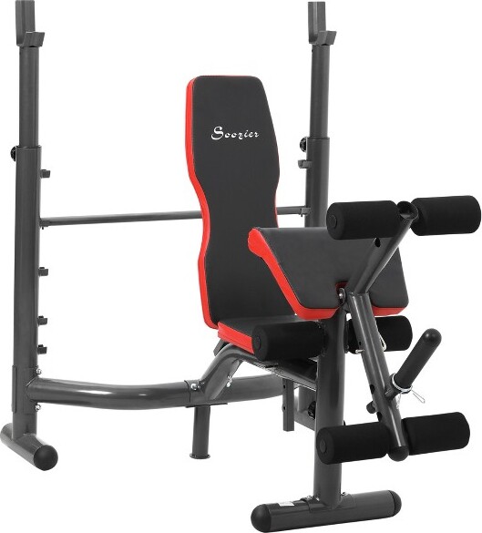 Soozier Heavy Duty Weight Multi-Function Workout Bench with Preacher ...