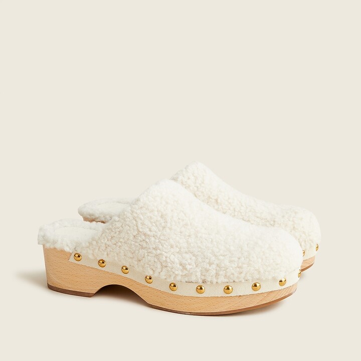 J.Crew Sherpa clogs - ShopStyle