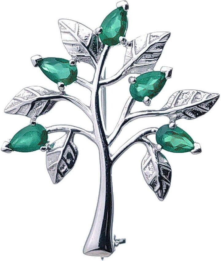 Ojewellery Onyx Tree of Life Brooch - ShopStyle Pins