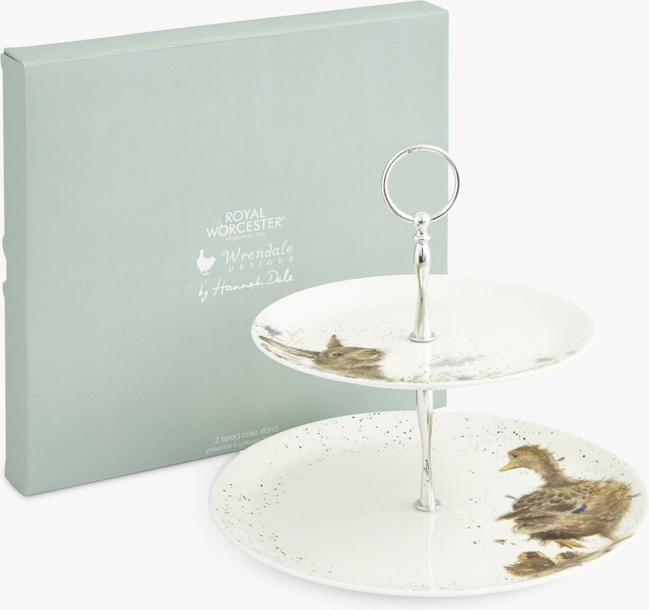 Wrendale Designs 2-Tier Hare & Duck Porcelain Cake Stand - ShopStyle ...