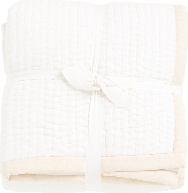 Pure Luxury Linen Quilt With Linen Blend Border - ShopStyle
