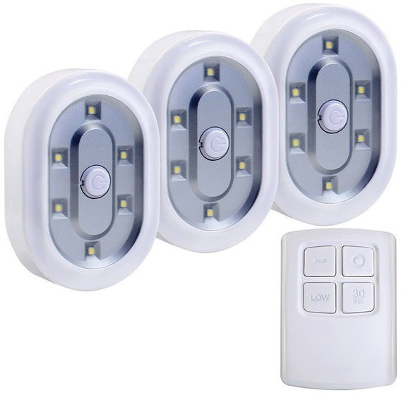 Torchstar 1.5W Daylight Wireless Remote Control LED Under Cabine, Set ...