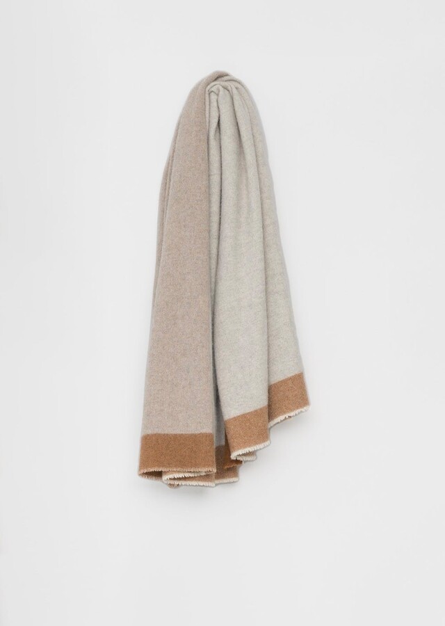 Begg x Co Alva Border Duo Cashmere Blanket - ShopStyle