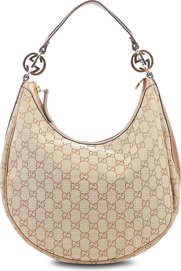 Gucci GG Coated Canvas Hobo Bag - ShopStyle