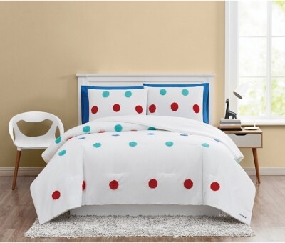 Crayola Fuzzy Dot 3 Piece Full/Queen Comforter Set - ShopStyle