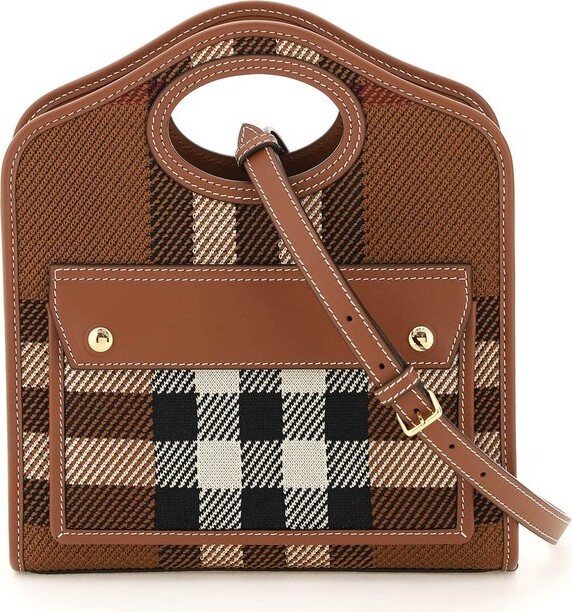 Burberry Check Patterned Shoulder Bag - ShopStyle