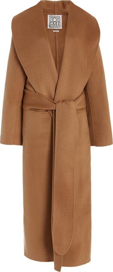 Totême Belted Wool Robe Coat - ShopStyle