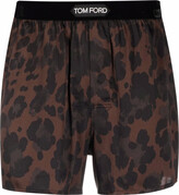 Tom Ford Leopard-Print Boxers - ShopStyle