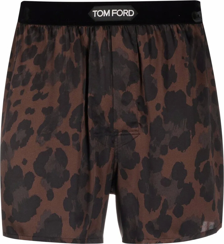 Tom Ford Leopard-Print Boxers - ShopStyle