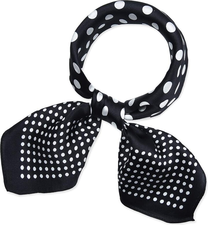 corciova 21 Inches 100% Real Silk Neck Scarf Small Square Scarves ...