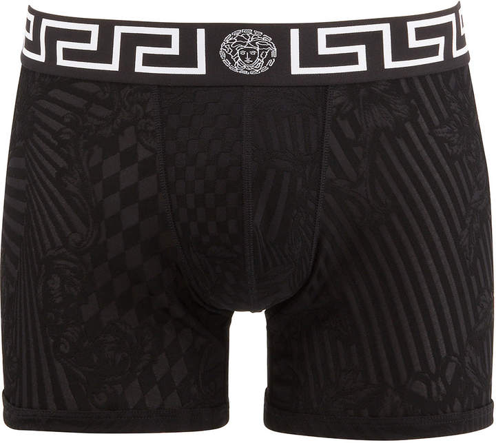 Versace Men's Long Mesh Boxer Briefs - ShopStyle