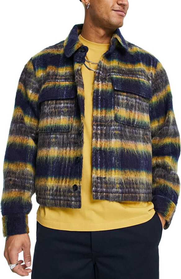 ASOS DESIGN Textured Oversize Shacket - ShopStyle Jackets