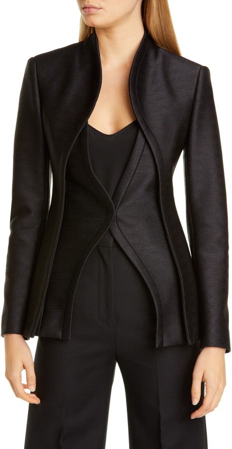 Brandon Maxwell Layered Bodice Jacket - ShopStyle