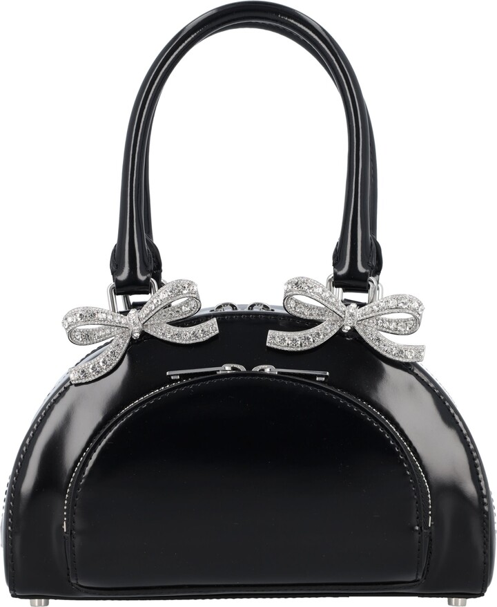 Self-Portrait Curved Mini Tote - ShopStyle