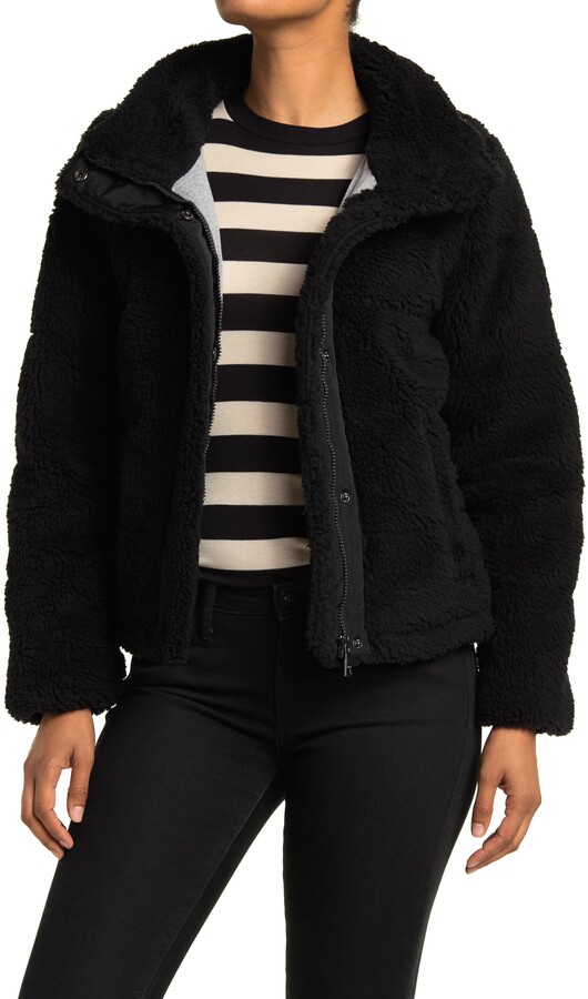 Calvin Klein Faux Fur Jacket - ShopStyle