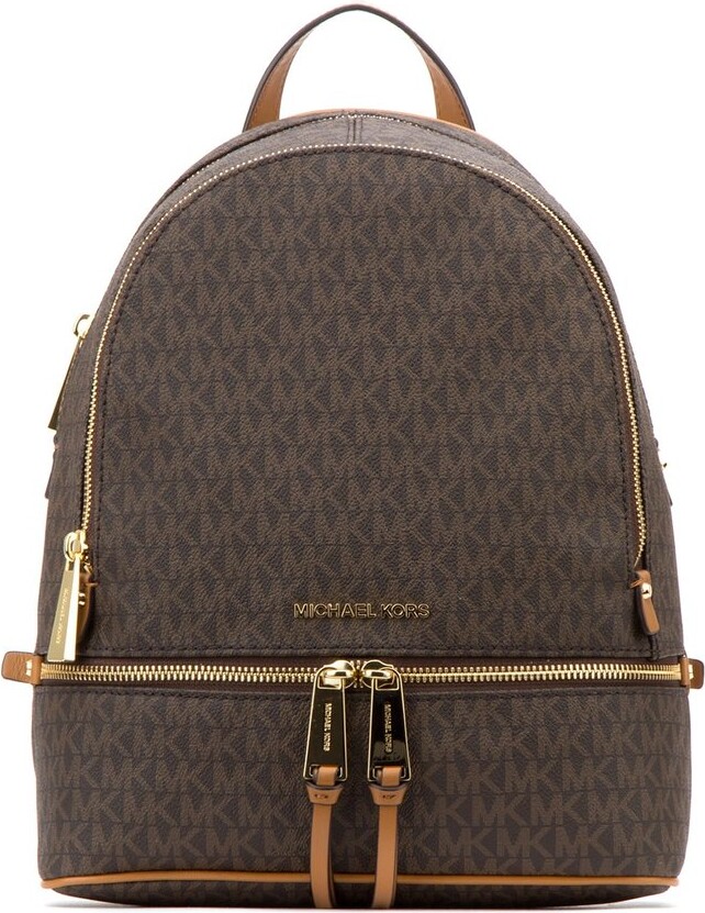 MICHAEL Michael Kors Rhea Monogrammed Medium Logo Backpack - ShopStyle