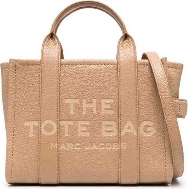 Marc Jacobs The Leather Small Tote Camel Handbag - ShopStyle