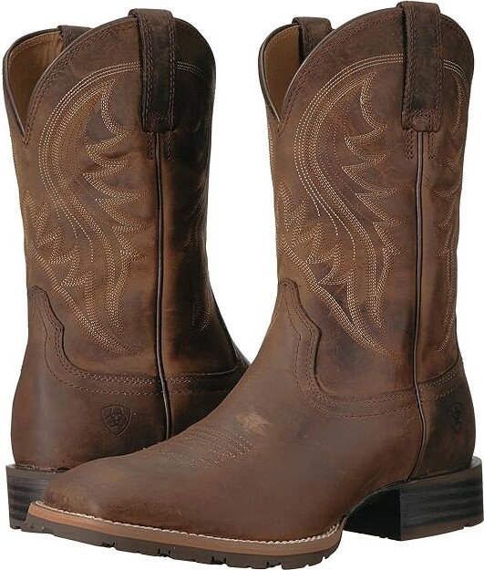 Ariat Hybrid Rancher (Distressed Brown) Cowboy Boots - ShopStyle