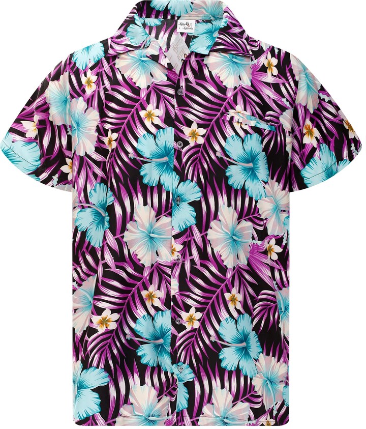 King Kameha Funky Hawaiian Shirt - ShopStyle T-shirts