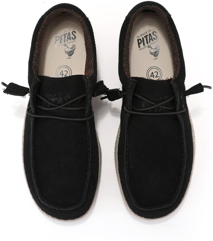 Walk In Pitas WP150 Water Resistant Suede Easy-On Wallabi - ShopStyle ...