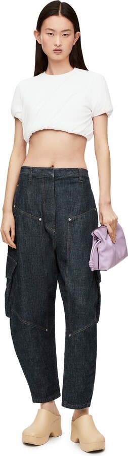 Loewe Luxury Cargo jeans in denim - ShopStyle