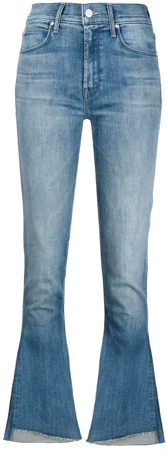 Mother The Runaway Step flared jeans - ShopStyle