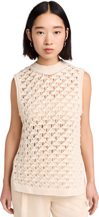 Theory Open Stitch Top - ShopStyle Vests