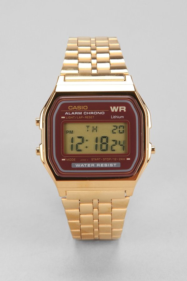 Casio Classic Gold & Red Watch - ShopStyle Men's Fashion