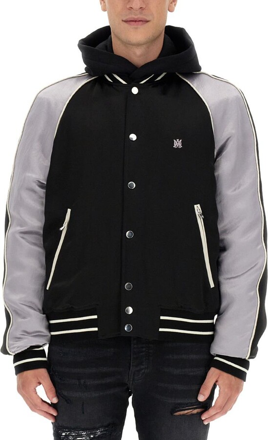 Amiri Varsity Jacket With Logo Embroidery - ShopStyle