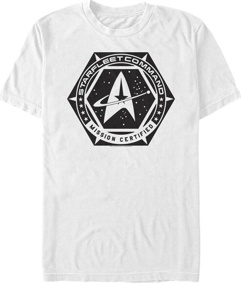 Men's Star Trek: Deep Space Nine Starfleet Command Mission Certified T ...
