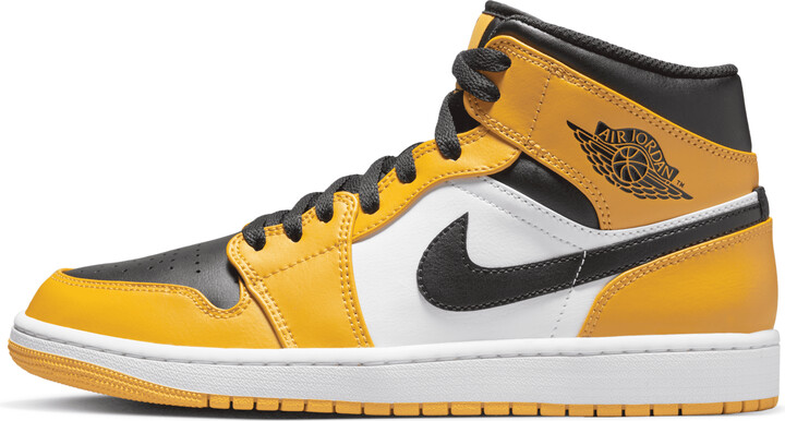 Jordan Men's Mid Shoes in Yellow - ShopStyle