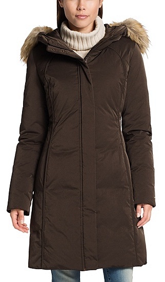 HUGO BOSS Down jacket `Odoro5` with a detachable hood - ShopStyle Coats