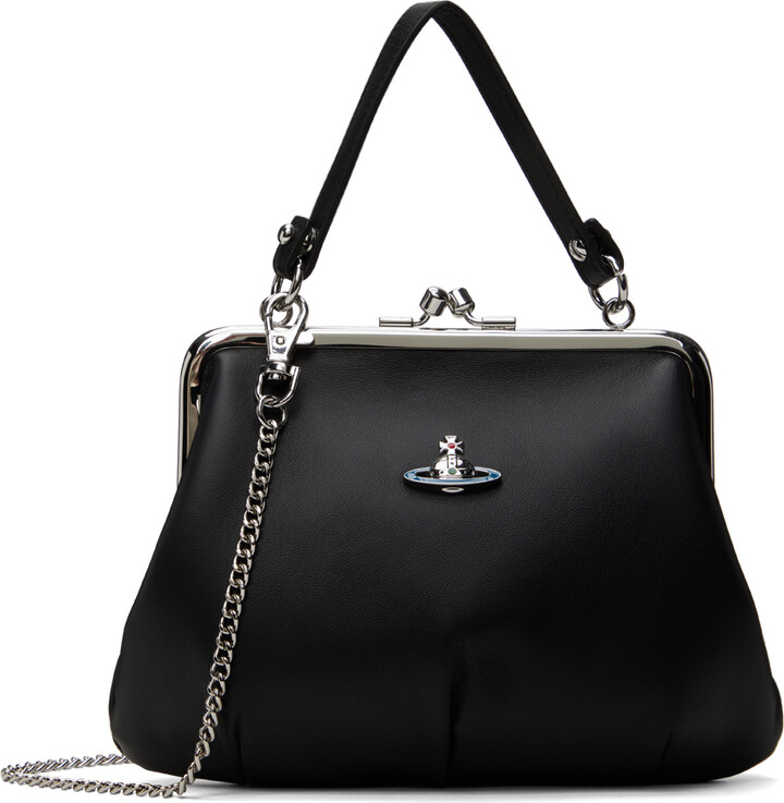 Vivienne Westwood Black Granny Frame Bag - ShopStyle