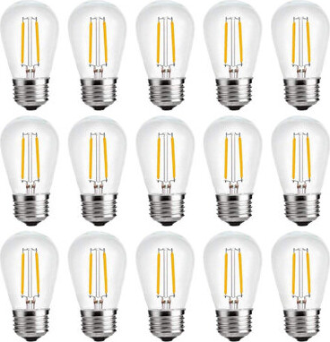 YI LIGHTING LED 18-Pieces 2 Watt (11 Watt Equivalent), S14 LED ...
