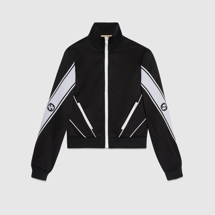 Gucci Cotton jersey zip jacket - ShopStyle