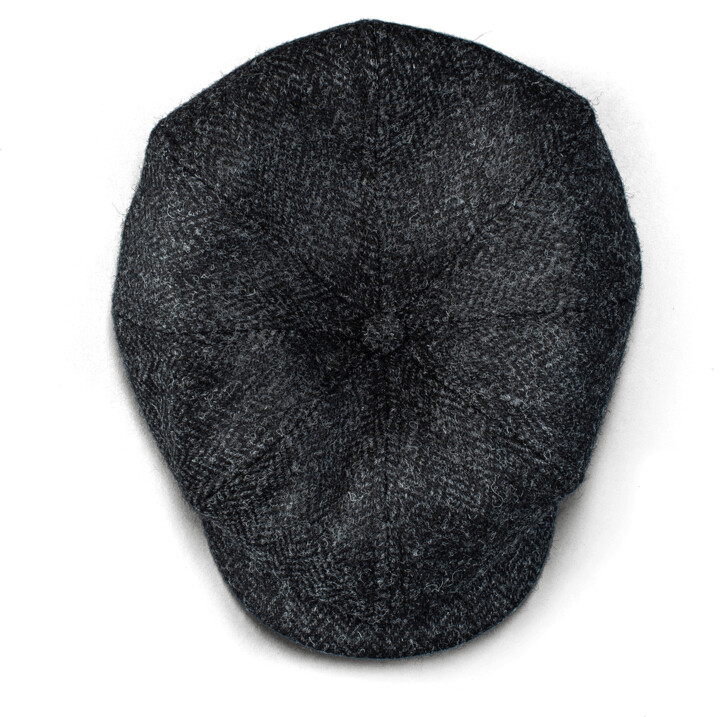 Thompson Baker Boy Hat - Black Herringbone - ShopStyle