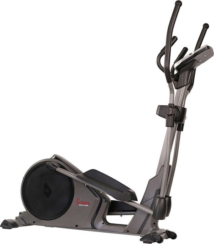 Sunny Health & Fitness Magnetic Elliptical Trainer Machine w/ Device ...
