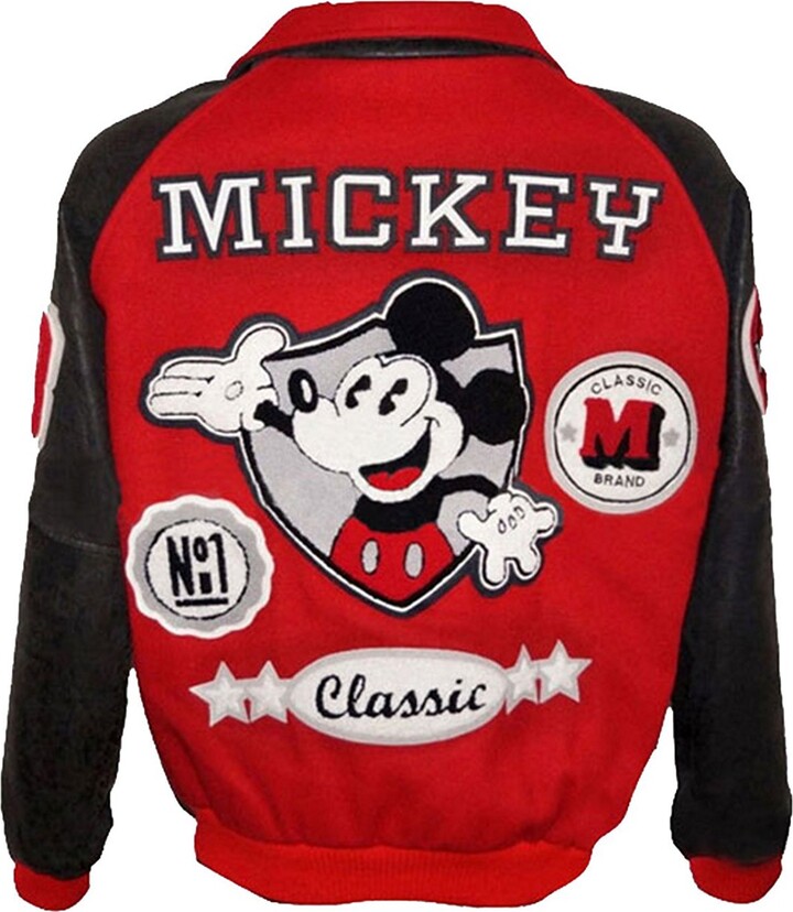 Fashion_First Mens Black Red Varsity Jacket Lettermen College Baseball ...