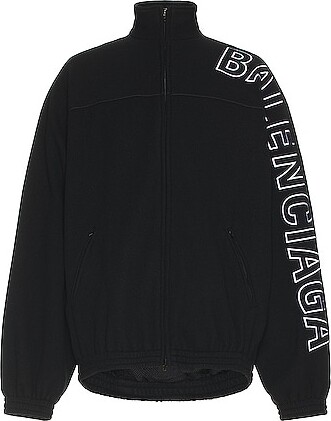 Balenciaga Tracksuit Jacket in Black - ShopStyle