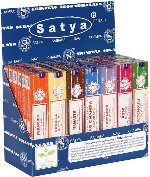 KDMD Satya Incense Sticks Display Starter Pack 3 - ShopStyle Home Fragrance