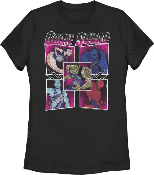 Women's Space Jam: A New Legacy Goon Squad Boxes T-Shirt - Black ...