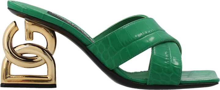 Dolce & Gabbana Logo Mules - ShopStyle