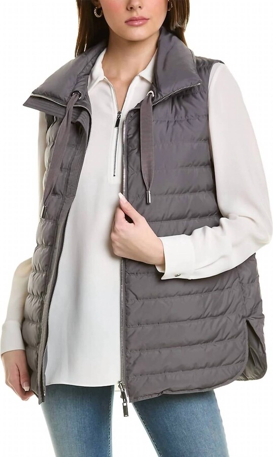 Lafayette 148 Dylan Vest In Rock - ShopStyle