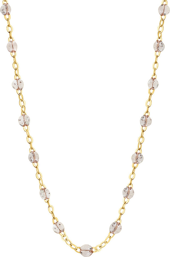 Gigi Clozeau Classic Gigi Sparkle Resin Yellow Gold Necklace - ShopStyle