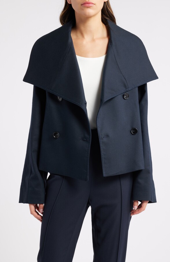 HUGO BOSS Caspera Crop Trench Jacket - ShopStyle Coats