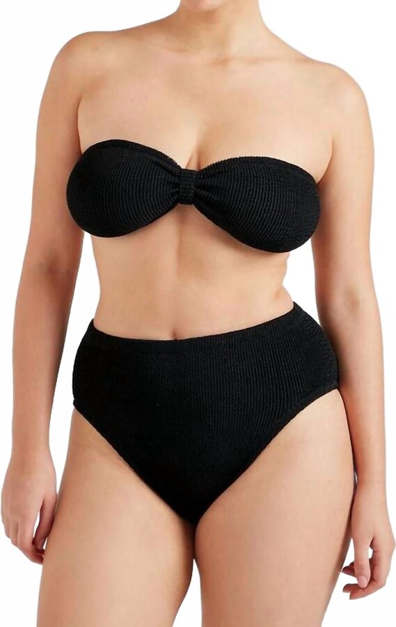 Hunza G Ruby Bikini In Black - ShopStyle Two Piece Swimsuits