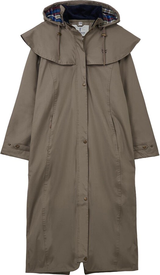 LightHouse Womens Outback Warm Waterproof Raincoat - Ladies Full Length ...