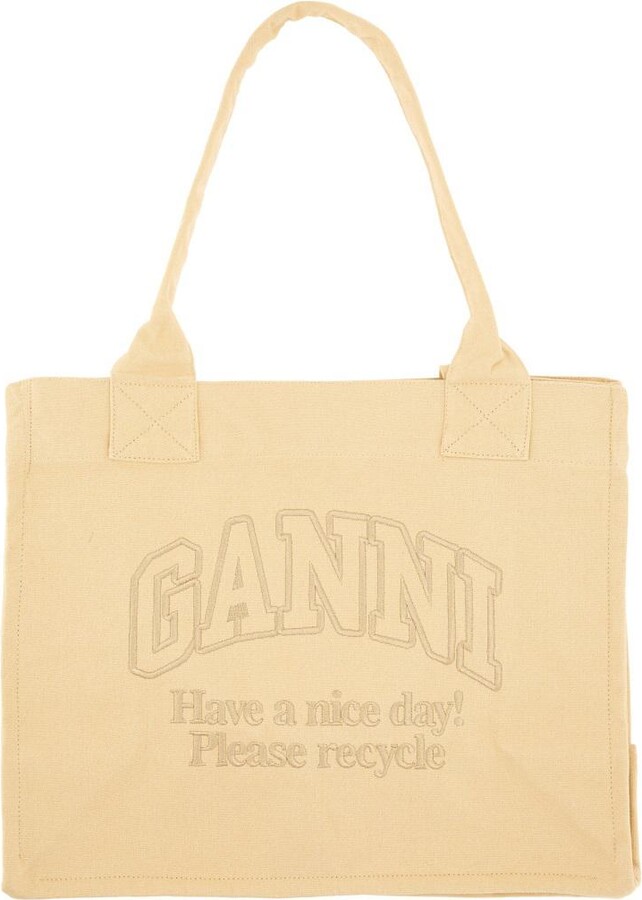 Ganni Large Tote Bag - ShopStyle