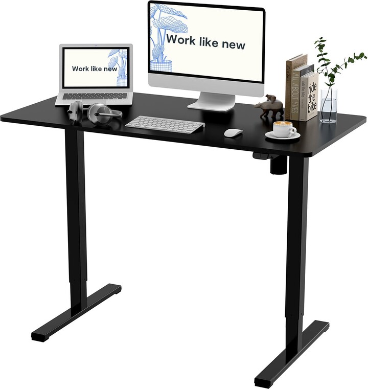 FlexiSpot 48"x24" Whole Piece Desktop Home Office Standing Desk Height ...