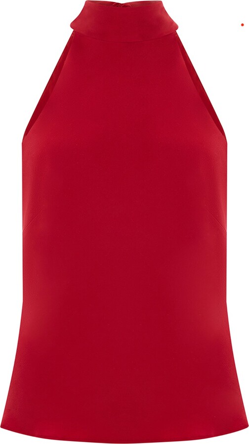 Valle & Vik - The Allured Vamp Red - ShopStyle Tops